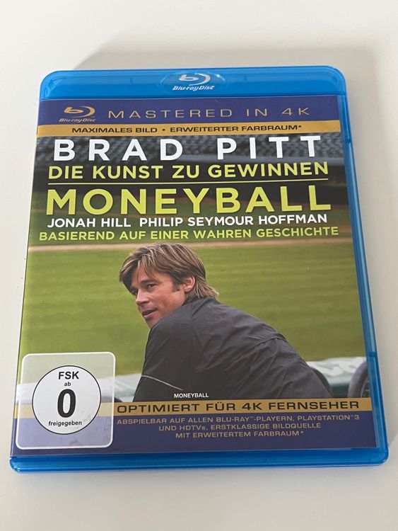 Moneyball Blu-ray - Brad Pitt Mastered in 4K (Neu (gemäss Beschreibung ...