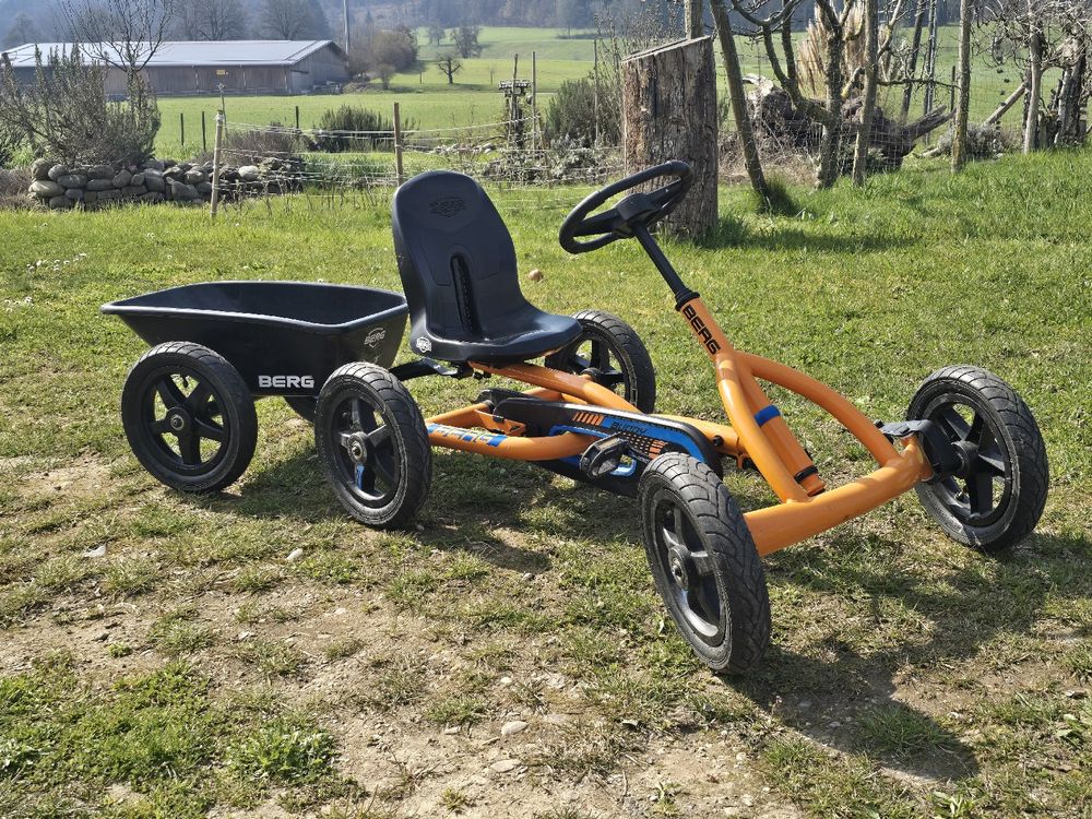 Berg Gokart mit Anhänger, Top Zustand (Gebraucht) in Tägerig für CHF ...