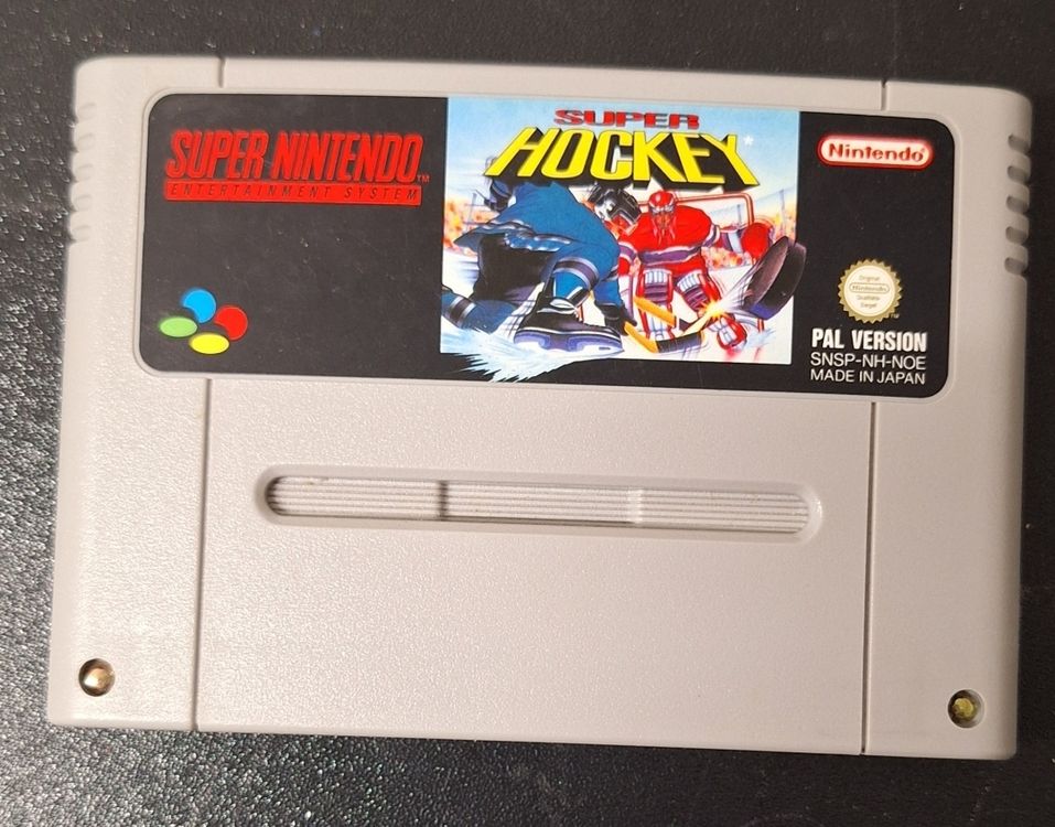 Super Hockey Modul PAL SNES Version Game o. Verpackung (Gebraucht) in Bremgarten b. Bern für CHF ...