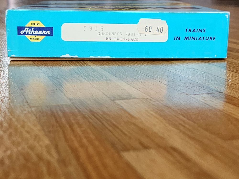Athearn Gunderson Maxi-3 BN Twin Stack - Container Wagen (Neu (gemäss ...