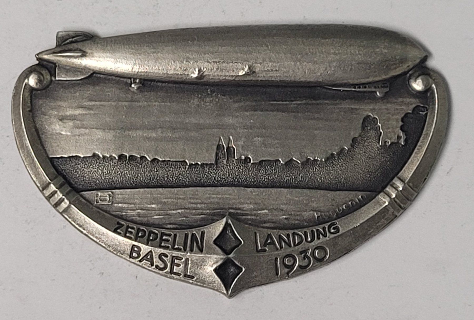 MEDAILLE: ZEPPELIN-LANDUNG BASEL 1930 (Gebraucht) in Mumpf für CHF 1 ...