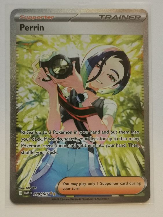 Perrin 220/167 Full Art English Pokemon Trainer (Neu (gemäss ...