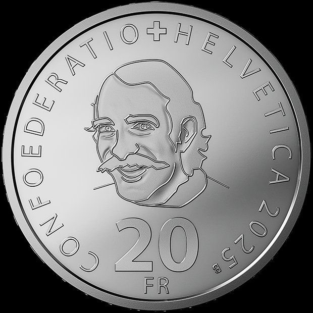 20 Fr 2025 Jean Tinguely, Normalprägung in Blister ! (Neu und originalverpackt) in Liesberg-Dorf ...