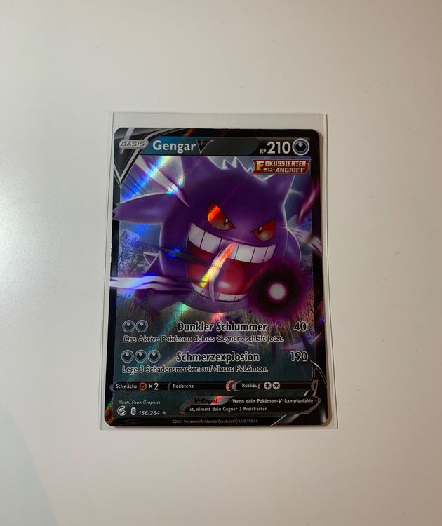 Gengar V / Fusion Strike / Pokemon Karten (Neu und originalverpackt) in ...