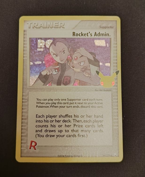 Pokemon card Rocket's Admin Célébrations English En Rare (Gebraucht) in ...