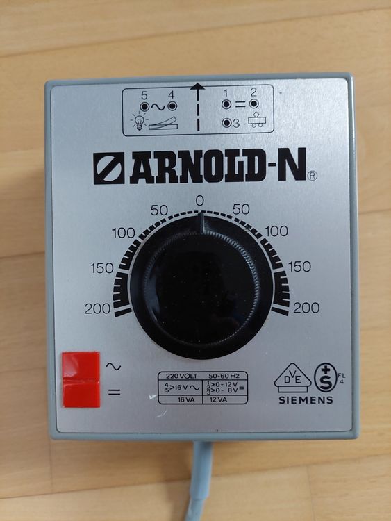 🚞 Arnold N TRAFO 0-12V= ; 0-8V= ; 16V~ sehr wenig gebraucht (Gebraucht) in Küttigen für CHF 42 ...