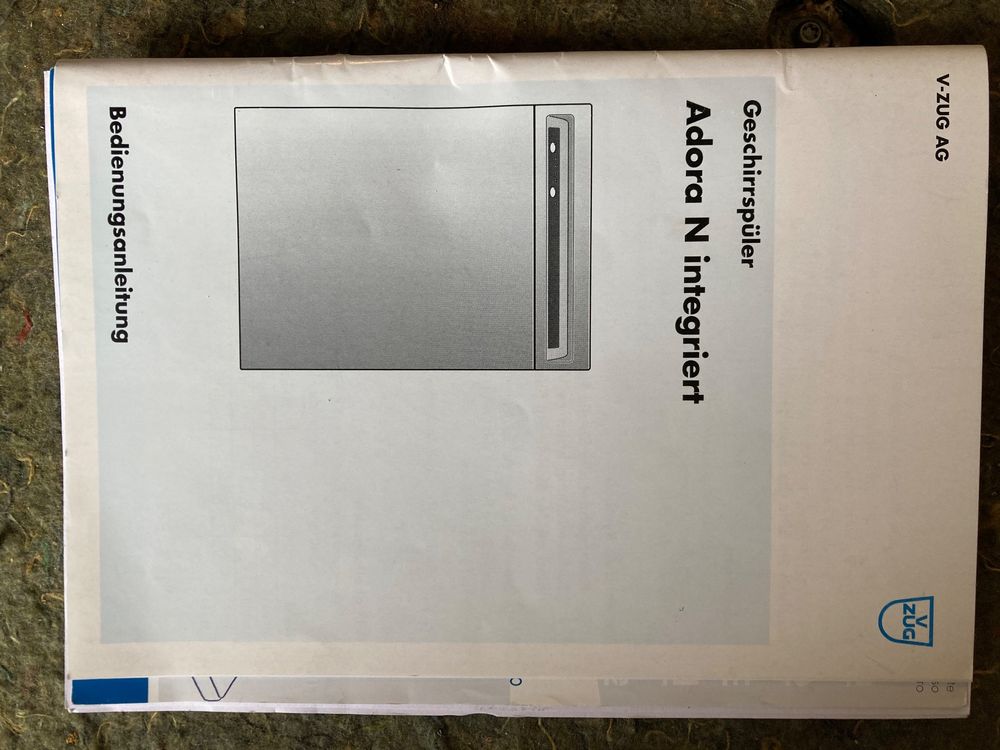 Geschirrspühler V-Zug Adora N integriert | Kaufen auf Ricardo