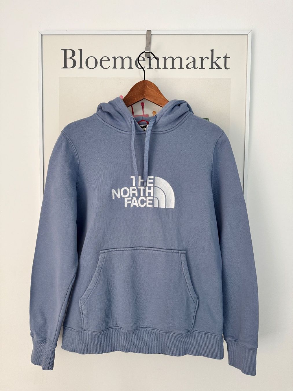 Sweat à capuche comme neuf THE NORTH FACE bleu clair M (Neuf (Voir ...