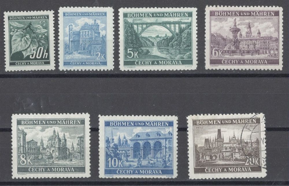 Protektorat B+M 1940, Landschaften (Gebraucht) in Zürich für CHF 1.5 – mit Lieferung auf Ricardo ...