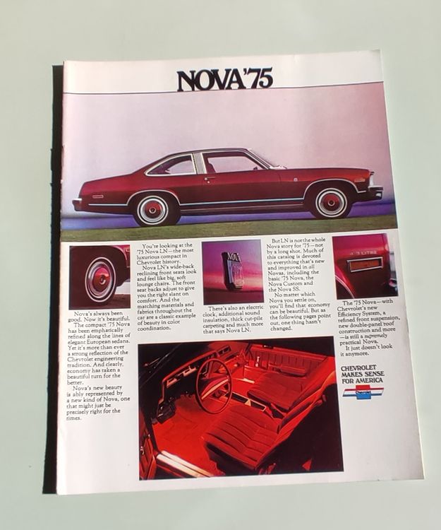 1975 Chevy Nova USA Prospekt | Kaufen auf Ricardo
