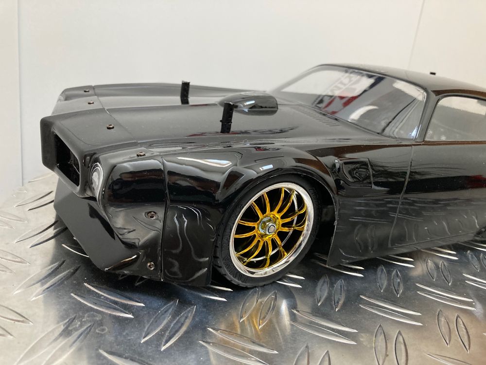 Tamiya TT-02 Chassis & HPI Karosserie Pontiac Trans Am 1971 (Neu ...