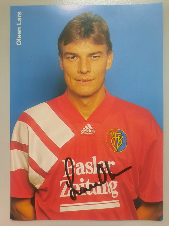 Lars Olsen / FC Basel, FCB, original Autogrammkarte | Kaufen auf Ricardo