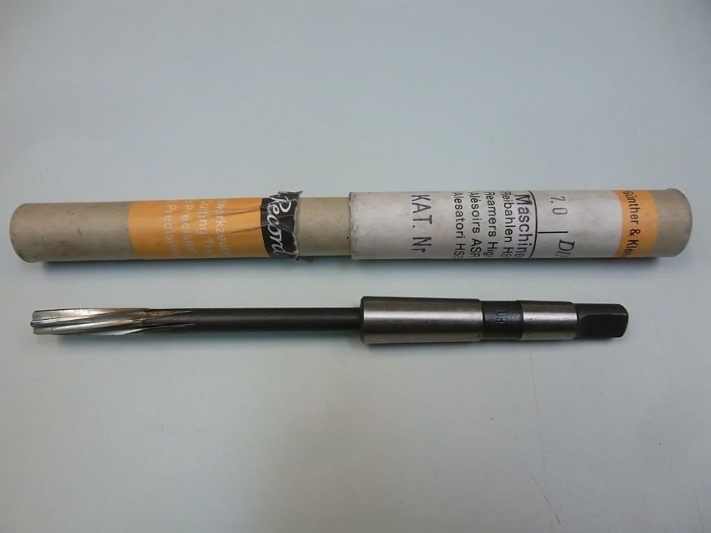 Reibahle HSS Ø 7 H7 mm MK1 NEU | Kaufen auf Ricardo