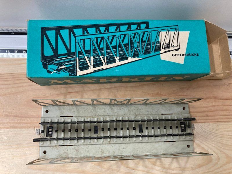 Märklin H0 7162 Gitterbrücke in OVP (Gebraucht) in Brislach für CHF 21. ...