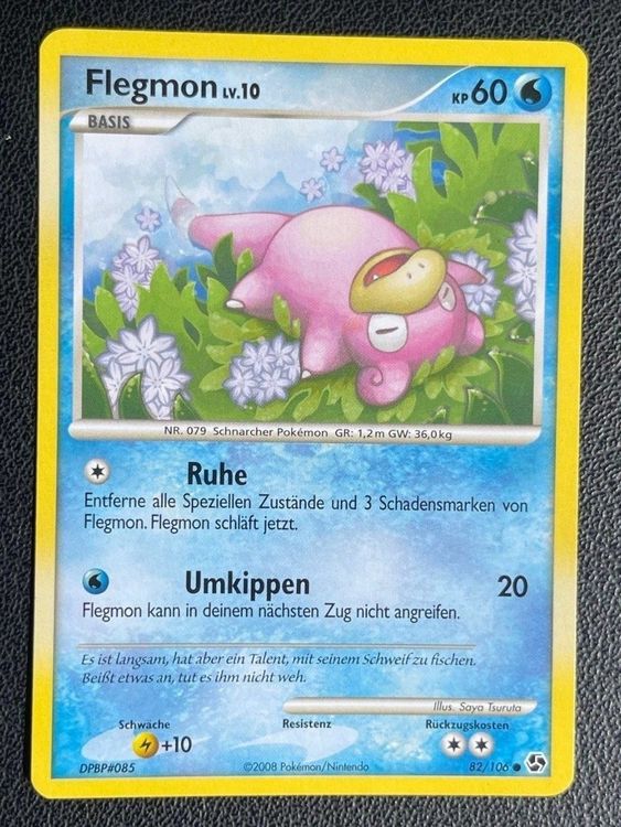 Flegmon 82/106 Pokémon Great Encounters (Neu (gemäss Beschreibung)) in ...