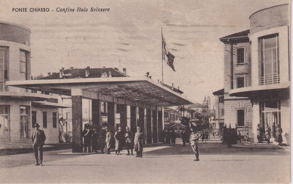 AK Ponte Chiasso, confine Italo-Svizzero, 1941, rara! (Gebraucht) in ...