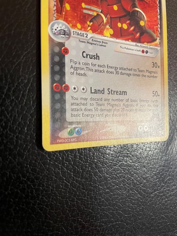 Ex Team Magma vs. Team Aqua Aggron holo 7/95 Ab 1 | Kaufen auf Ricardo