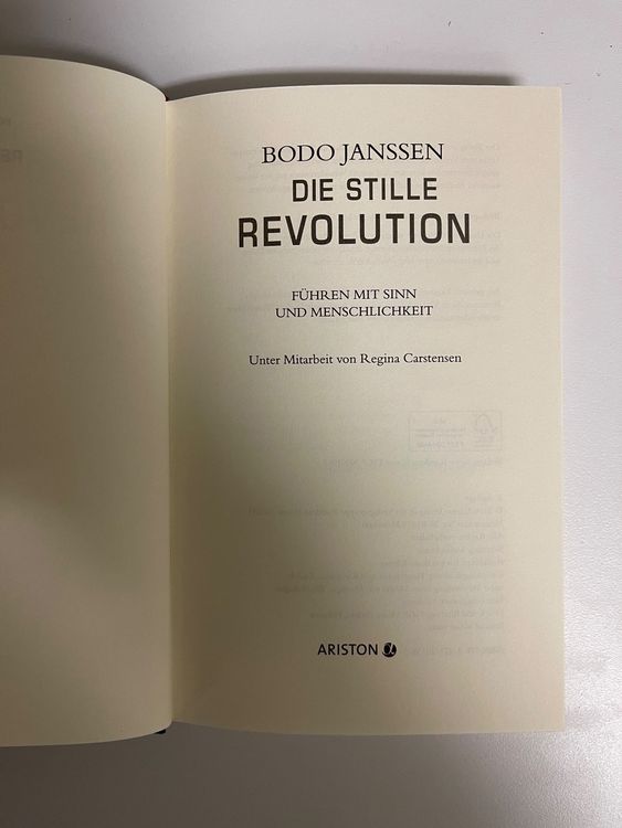 Die stille Revolution, Bodo Janssen | Kaufen auf Ricardo
