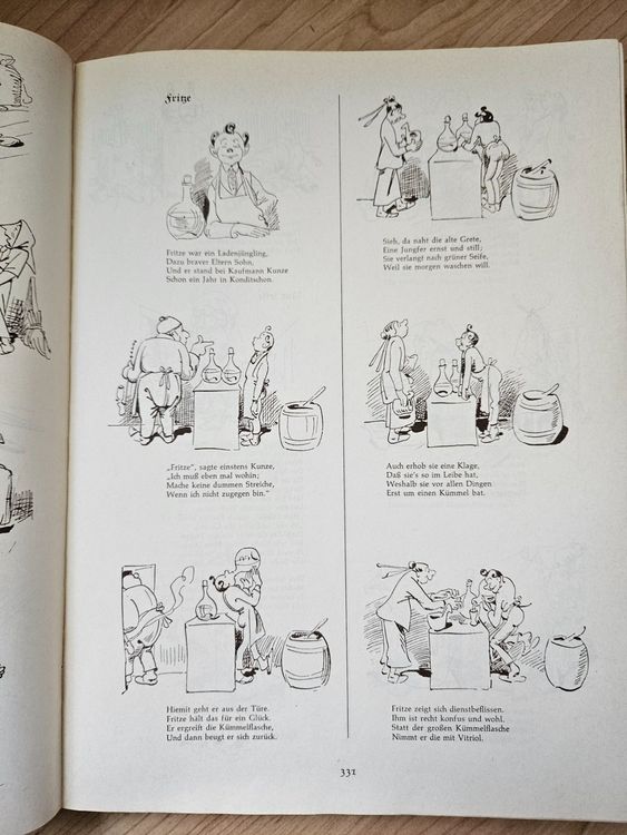 Wilhelm Busch sämtliche Bildergeschichten antikes Buch (Gebraucht) in ...