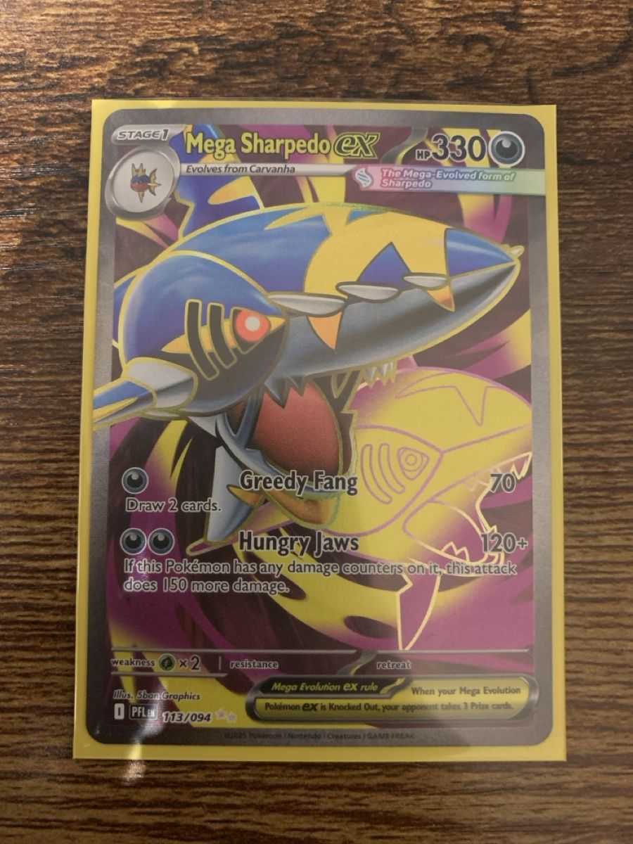 Pokemon card Mega Sharpedo ex 113 pfl (Neu (gemäss Beschreibung)) in ...
