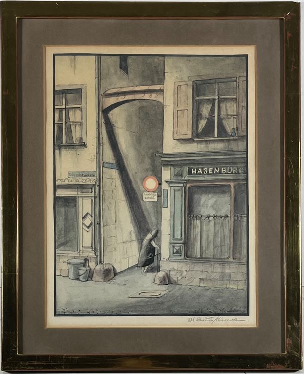 Niklaus Stoecklin (1896-1982) Original Lithographie, Handsig (Gebraucht ...