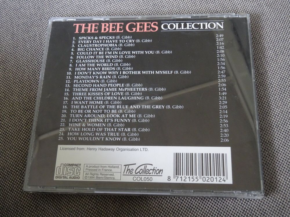 The Bee Gees Collection - 25 Songs CD (Gebraucht) in Olten für CHF 3 – mit Lieferung auf Ricardo ...