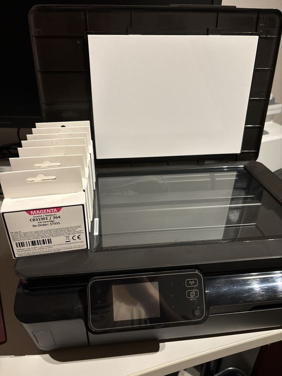 HP Photosmart 5524 Drucker mit 7x Tintepatrone (Gebraucht) in Amriswil ...