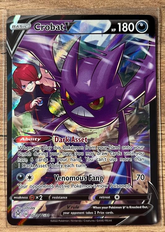 Crobat V Trainer Gallery TG20/30 Pokemon Lost Origin #2 (Gebraucht) in ...