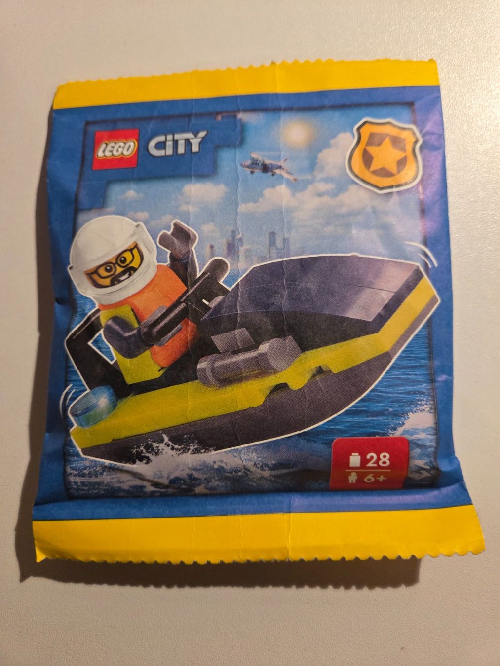 LEGO City 952408 Police Officer with Jet Ski paper bag (Neu und ...