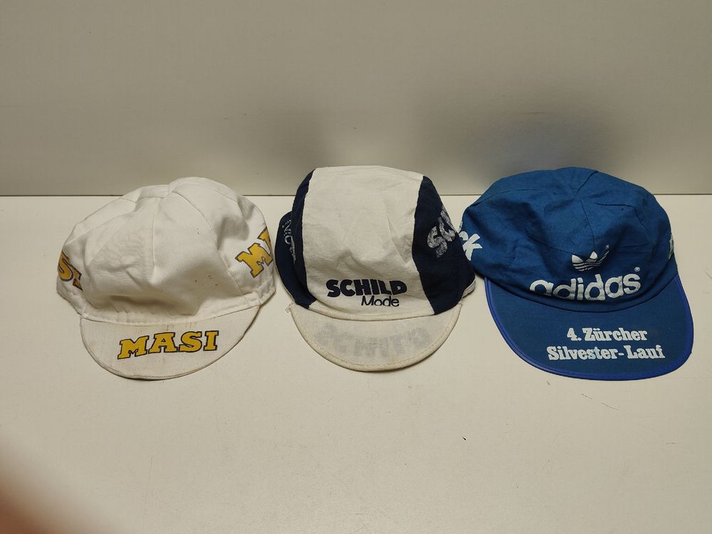 3 Retro Velo-Kappen MASI Schild Adidas (5) (Gebraucht) in Aarau für CHF ...