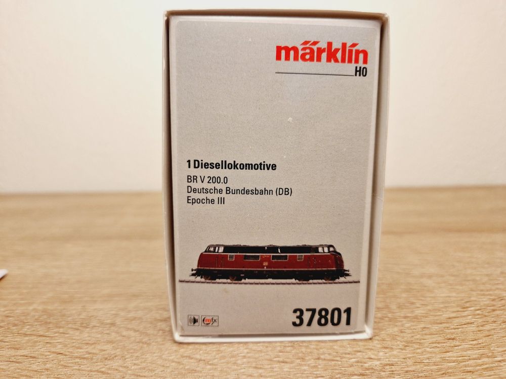 Märklin 37801 Diesellok V200 DB Digital Mfx Sound H0 (Neu und ...