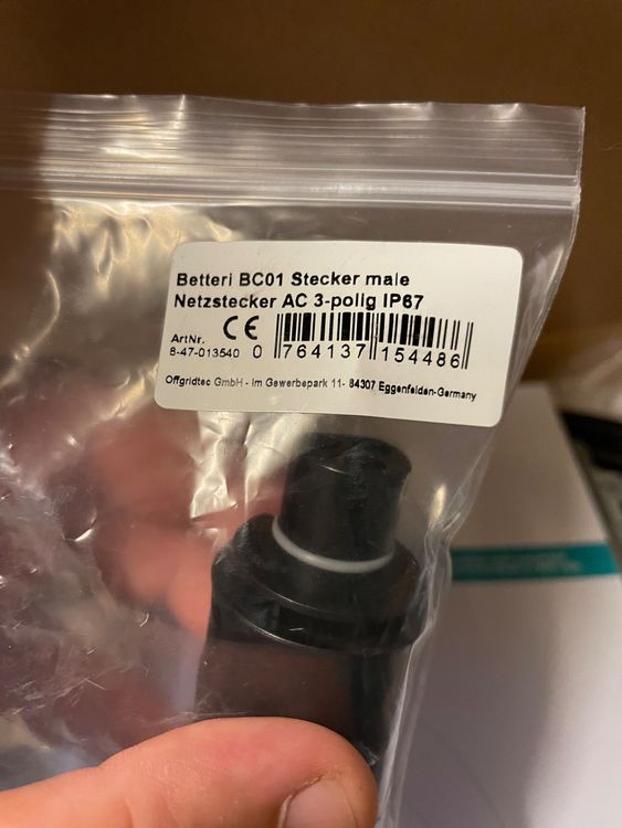 PV Betteri BC01 Stecker male IP68 | Kaufen auf Ricardo