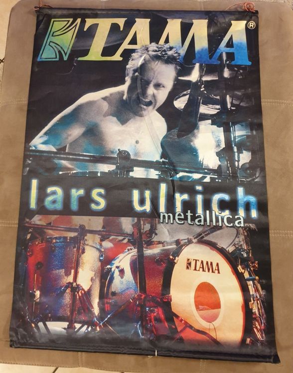 Metallica Banner Fahne Lars Ulrich Tama (Gebraucht) in für CHF 20 – mit ...