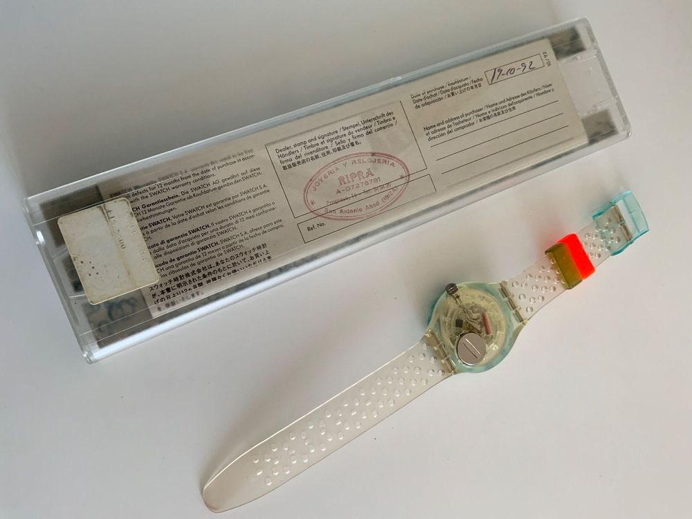 JELLY BUBBLES Swatch SCUBA ★ ungetragen ★ IBIZA - SPANIEN | Kaufen auf ...