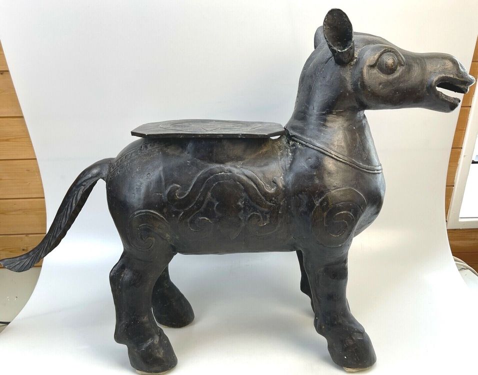 Bronze/ Messing Indisch Asien Stiel Statue Tier Skulptur 80c | Kaufen ...