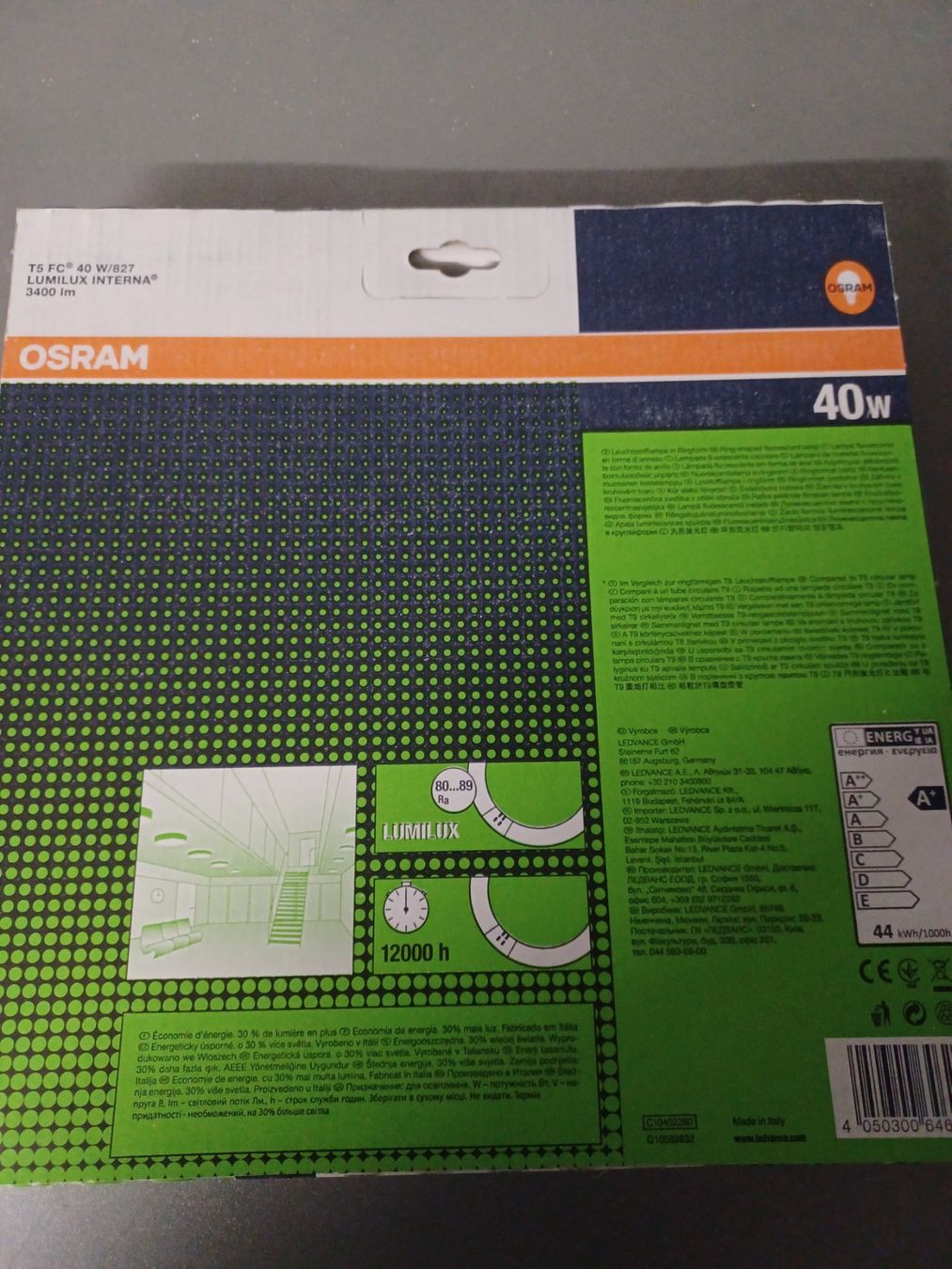 Osram Lumilux Interna 40W/827 Leuchtstofflampe 10 Stück (Neu und ...