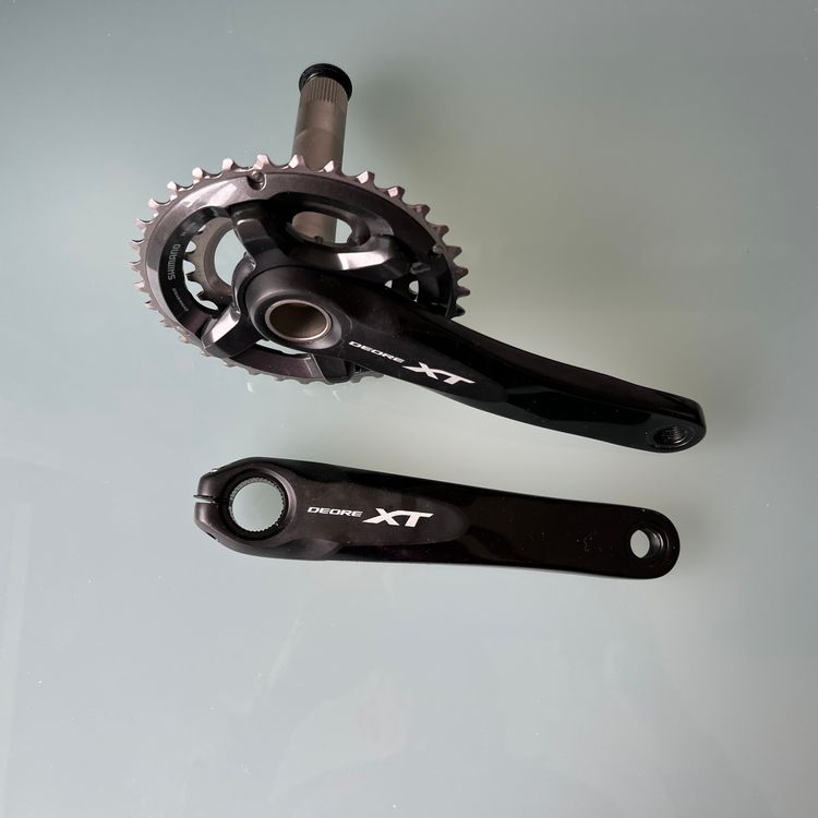 Shimano Deore XT Hollowtech , 2 Fach 34-24 ,175mm , Neu (Neu (gemäss ...