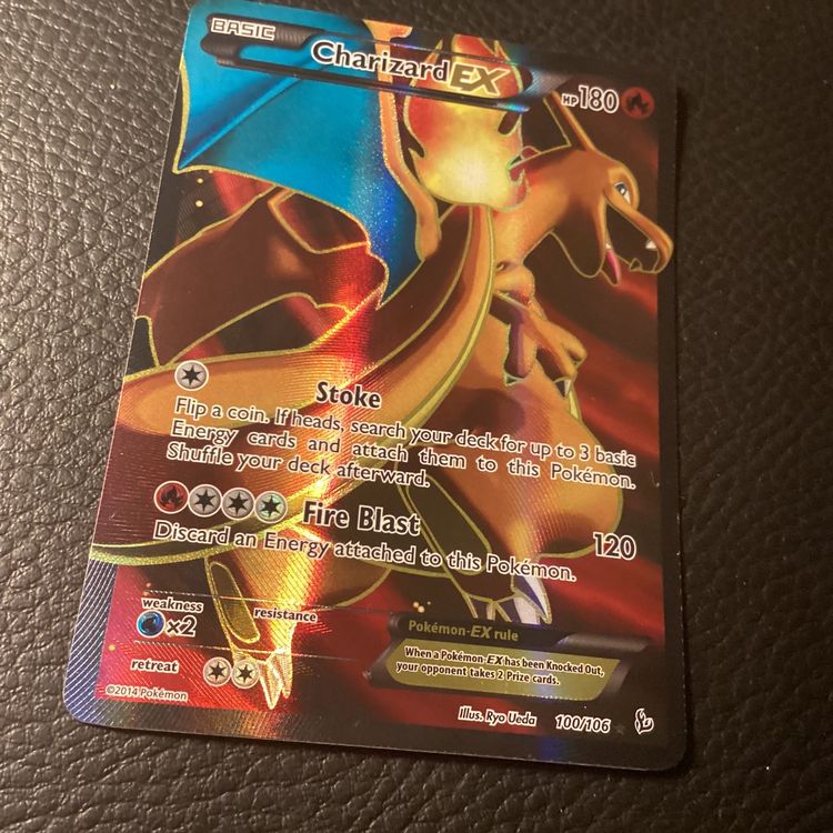 XY Flash Fire 100/106 Charizard Ex Full Art Eng Excellent (Gebraucht ...
