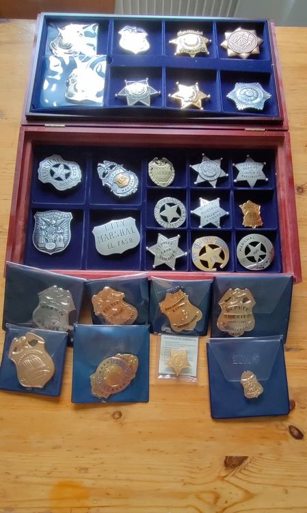 Sammlung US Sheriff Polizei Abzeichen Badges Raritäten (Neu (gemäss ...