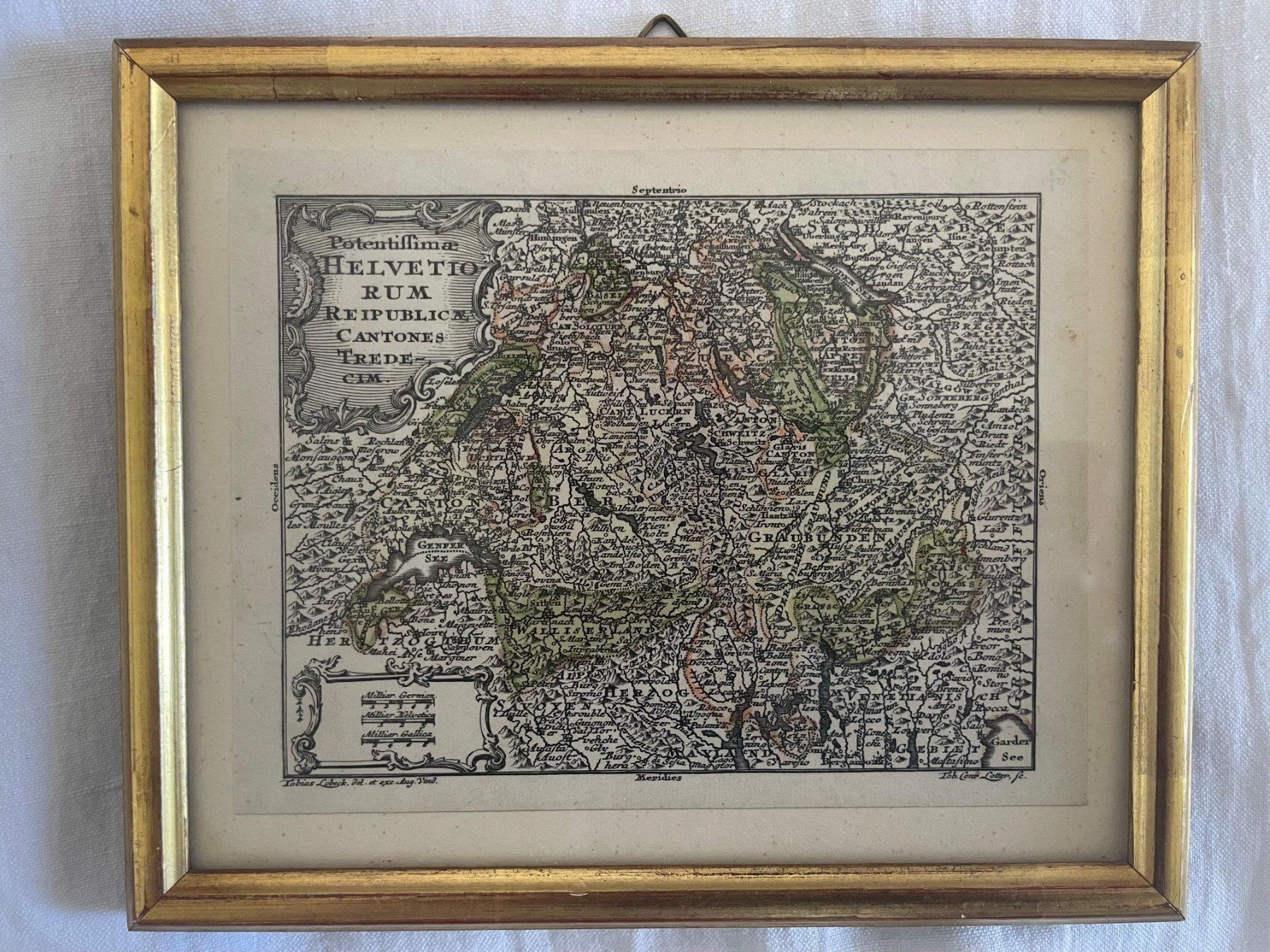 Stich Karte alte Schweiz - (Gebraucht) in Bern für CHF 29 – nur ...