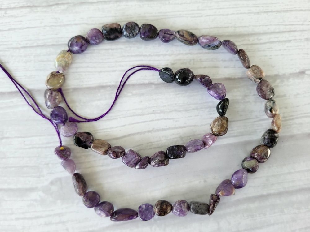 Ein Strang natürlicher Jaspis | Kaufen auf Ricardo