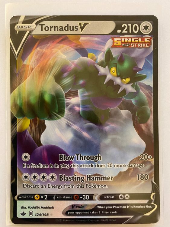 Pokemon Tornadus V 124/198 Chilling Reign EN | Kaufen auf Ricardo