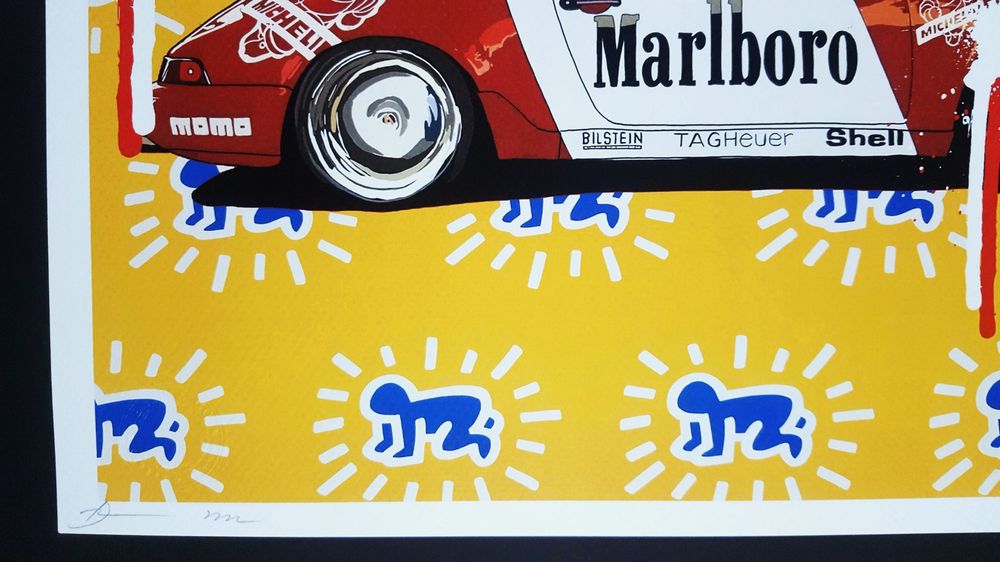 Death NYC Graffiti Pop Art Druck " Keith Haring Marlboro 911 (Neu ...