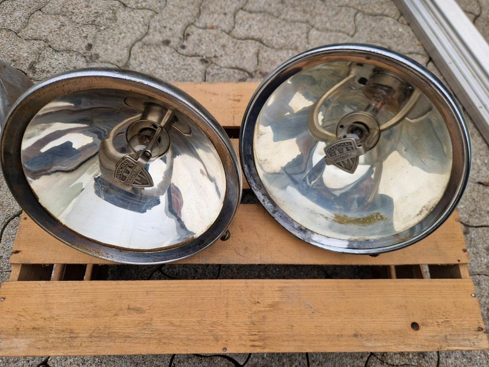 MARCHAL Oldtimer Scheinwerfer Vorkrieg, Bugatti, Delage (Defekt) in ...