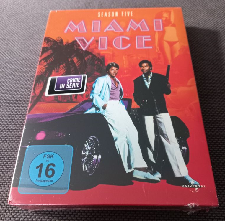 Miami Vice Staffel Fünf, Season Five, Don Johnson, DVD (Neu und originalverpackt) in Küttigen ...