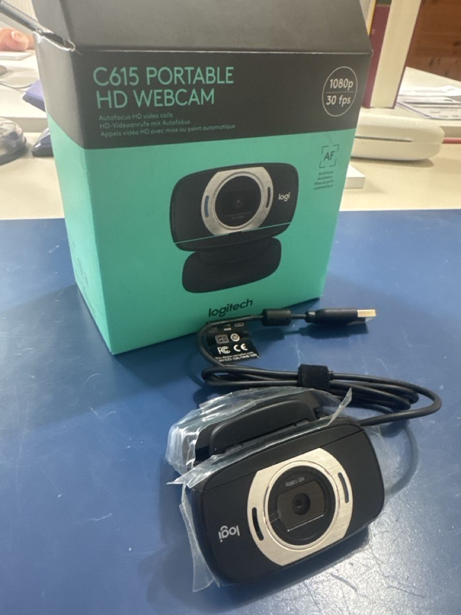 Logitech C615 HD Webcam - Ideal fürs Homeoffice! (Neu (gemäss ...