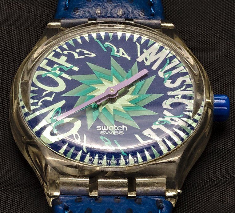 Original Swatch Musicall v 1993 "Tone in Blue" Ref-Nr SLK100 (Gebraucht ...