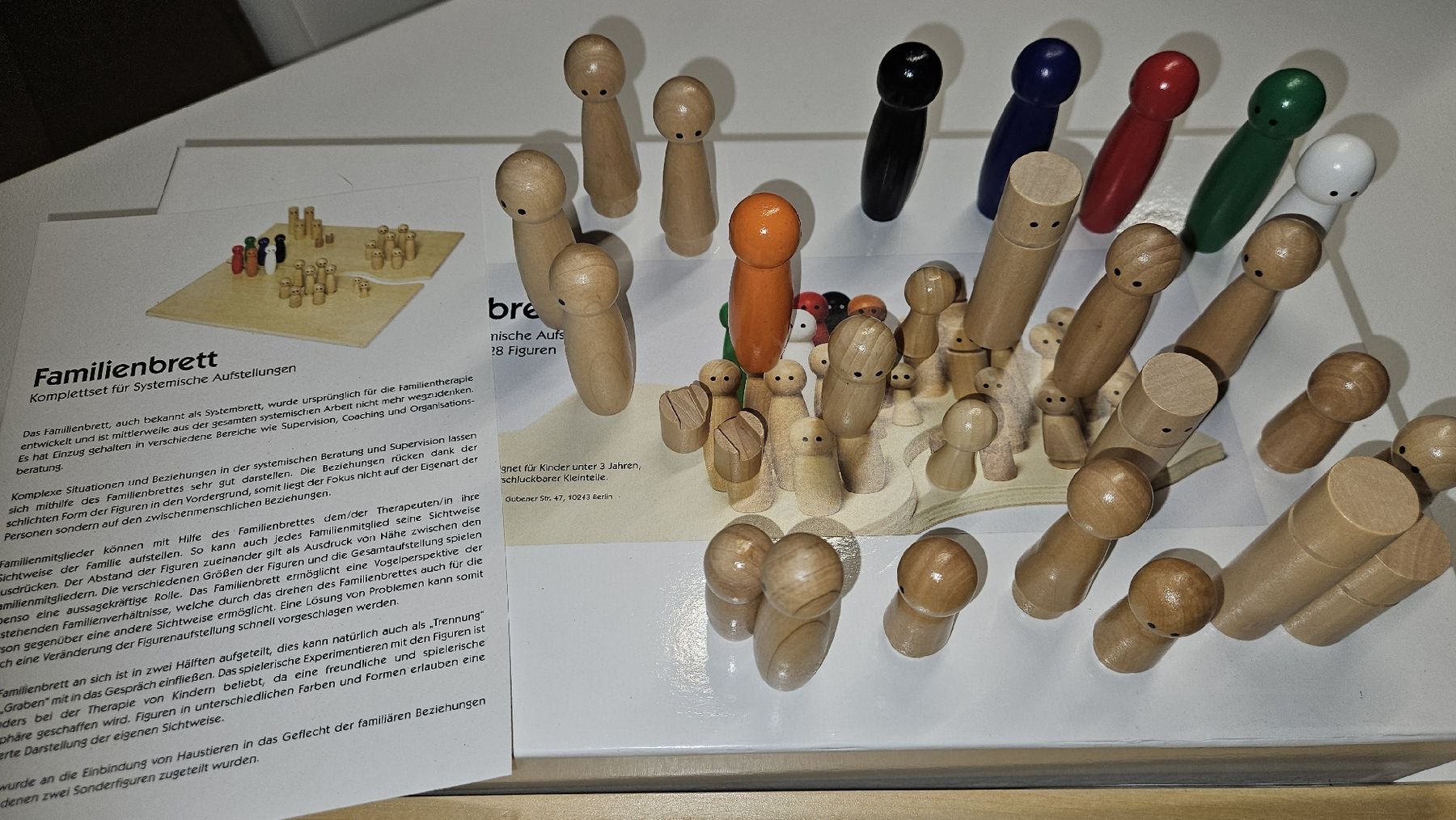 Systemische Aufstellungen - Familienbrett mit 28 Figuren (Neu (gemäss ...