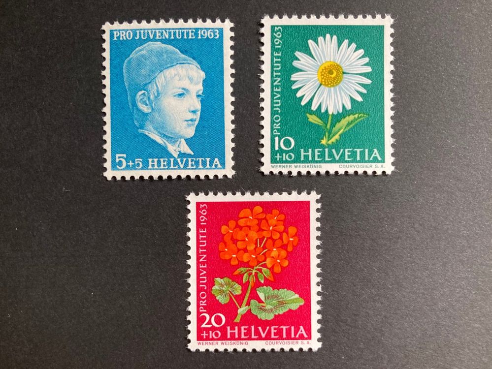 Pro Juventute 1963 - unkomplette Serie ** (ZNr 200 - 202) (Neu (gemäss ...