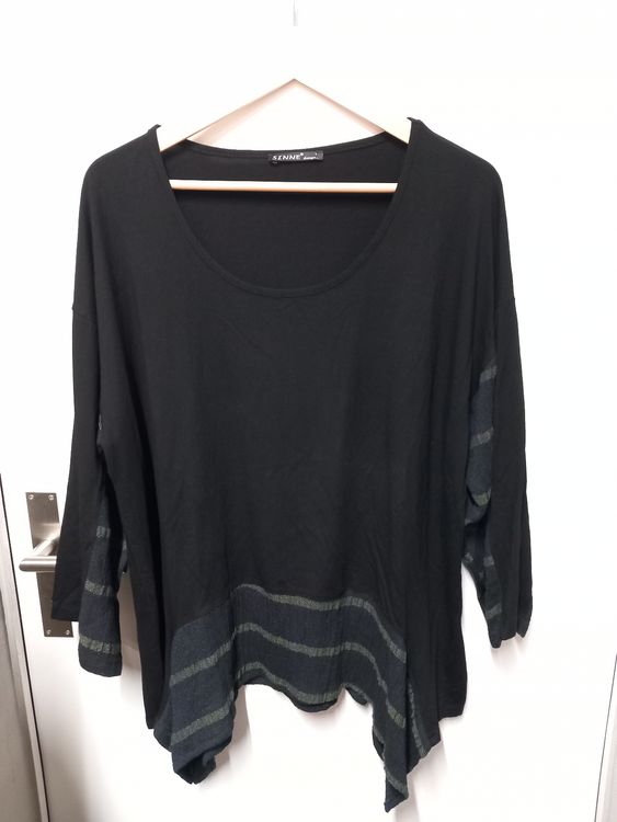 SINNE Design Bluse / Tunika Gr.XL schwarz/blau (Gebraucht) in Gwatt ...